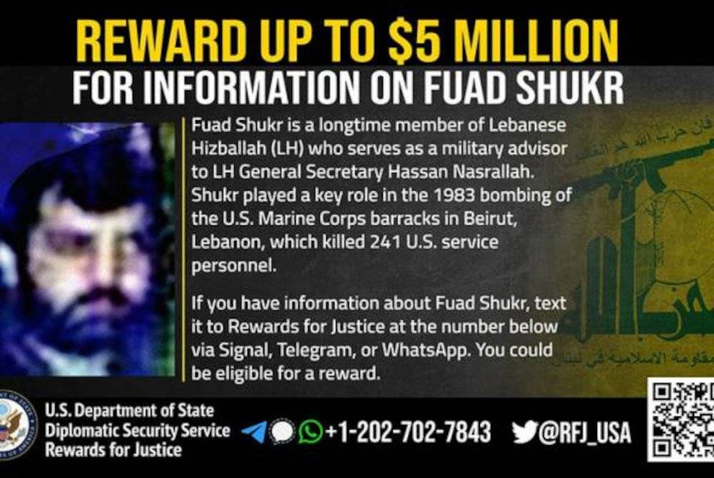 Komander Hezbollah Fuad Shukr ditemui mati di bawah runtuhan bangunan ...