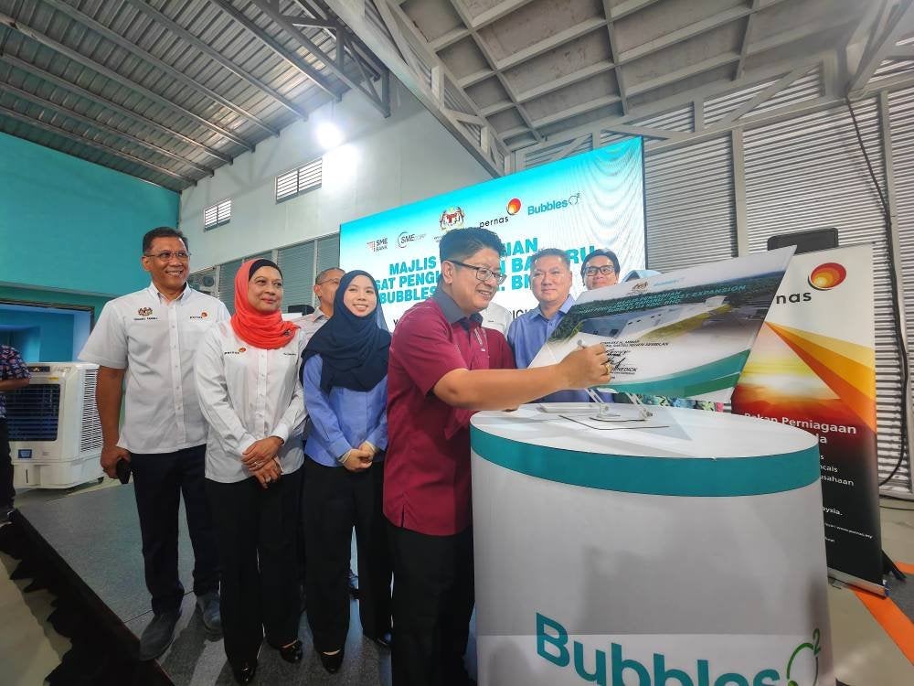 Bubbles O2 perluas kilang: Penuhi permintaan meningkat - Sinar Harian