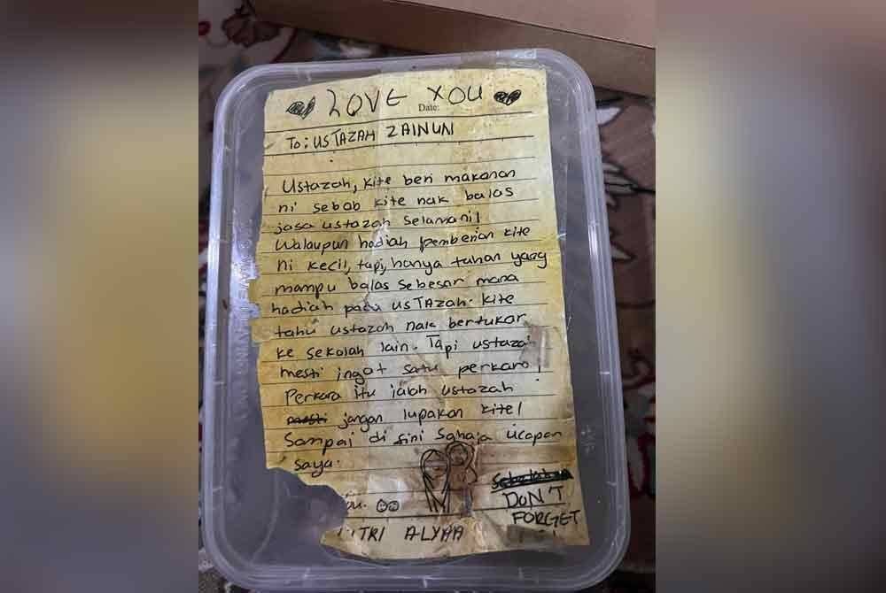 Nota, karipap cetus idea guru cari bekas anak murid - Sinar Harian