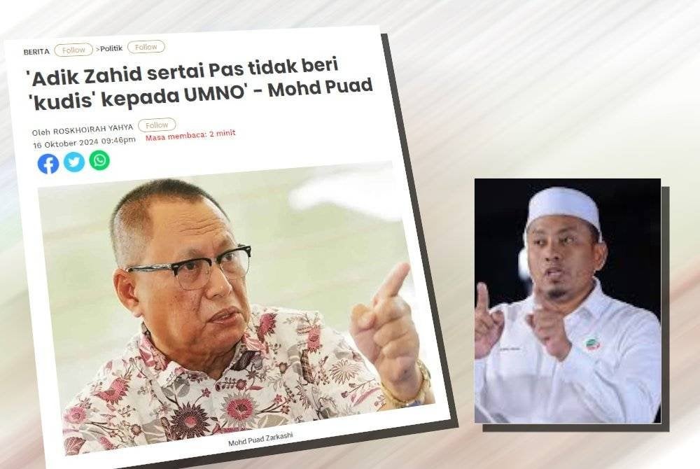 Puad Zarkashi ‘kalut’ dengan penyertaan Abdul Hakim - Ahmad Fadhli ...