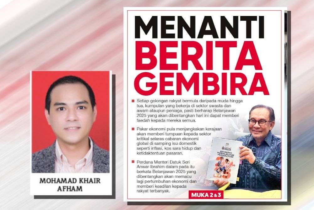 Belanjawan 2025 tumpu aspek kritikal perkukuh ekonomi negara - Sinar Harian