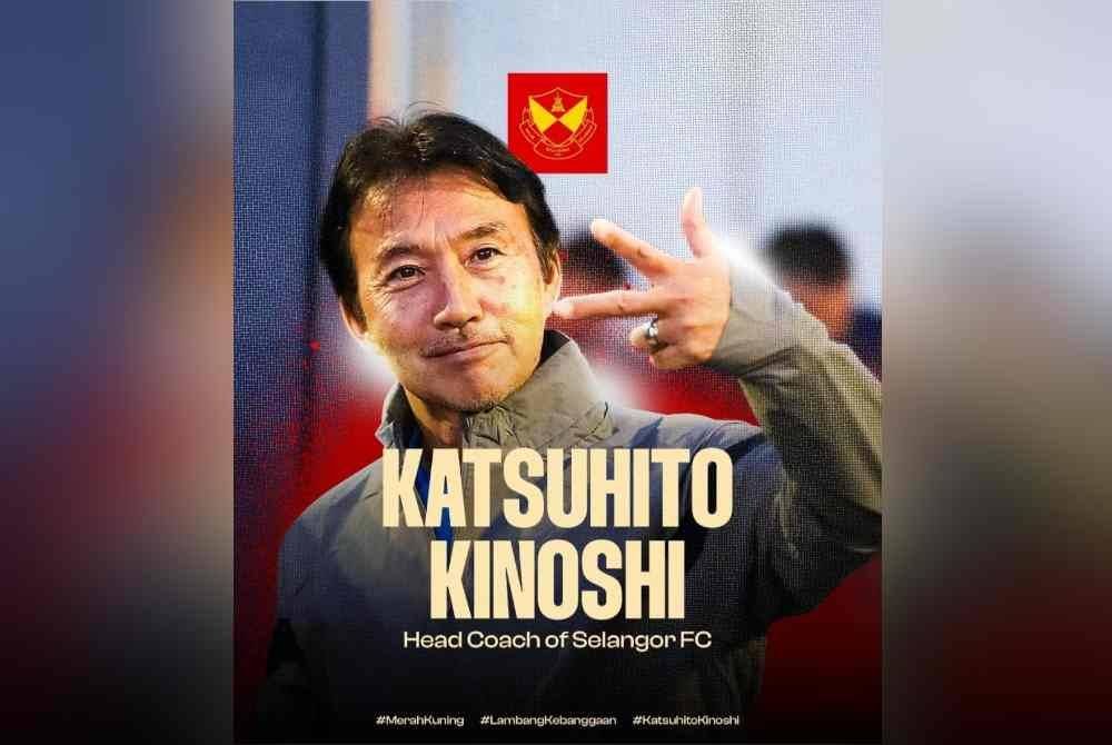 Katsuhito Kinoshi pengendali baharu Selangor FC - Sinar Harian