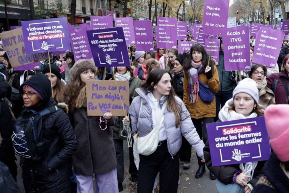 Ribuan berarak di Perancis protes keganasan terhadap wanita susulan kes ...