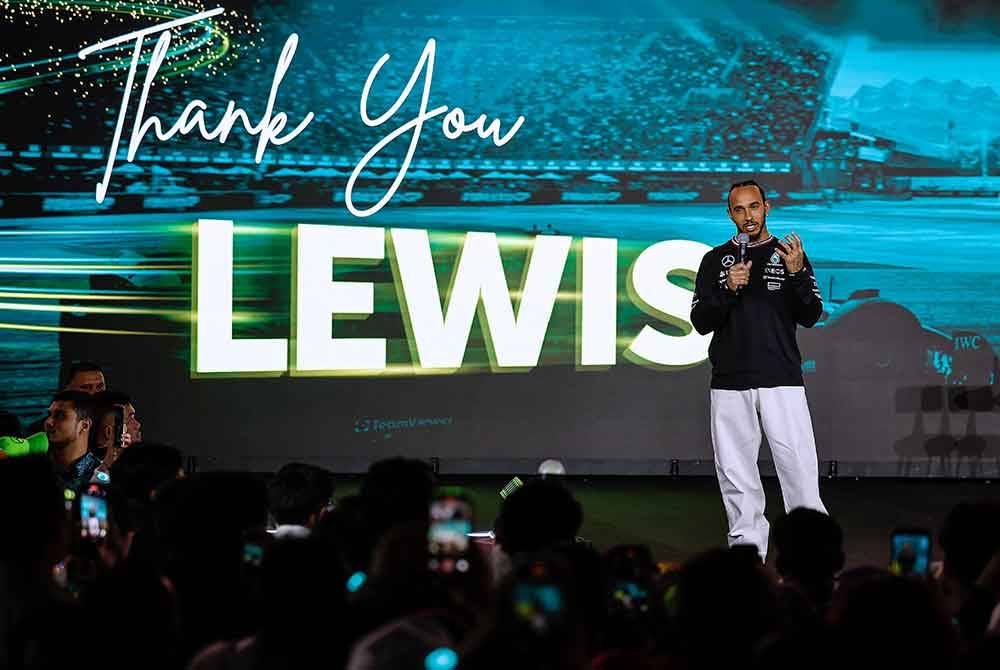 Lambaian kasih Hamilton buat peminat Malaysia, bakal rindu roti canai ...