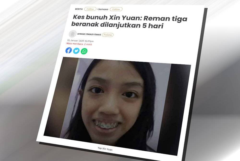 Kes bunuh Xin Yuan: Salah seorang suspek jadi saksi pendakwaan - Sinar Harian