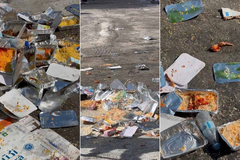 Kecewa lihat makanan infak bertaburan atas jalan - Sinar Harian