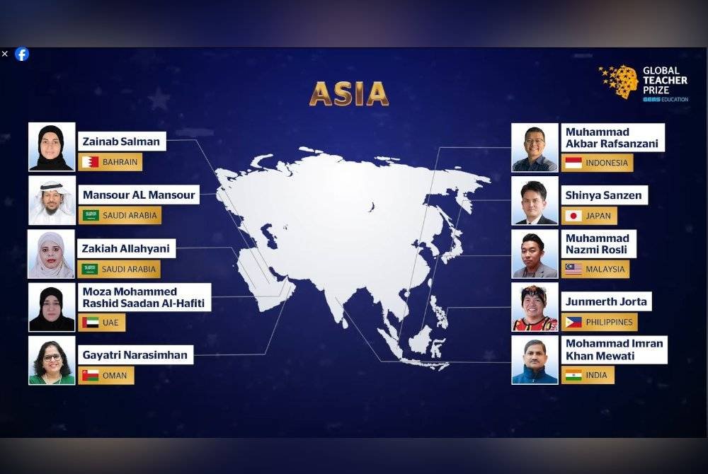 PM ucap tahniah kepada Cikgu Nazmi disenarai 50 finalis Hadiah Guru ...