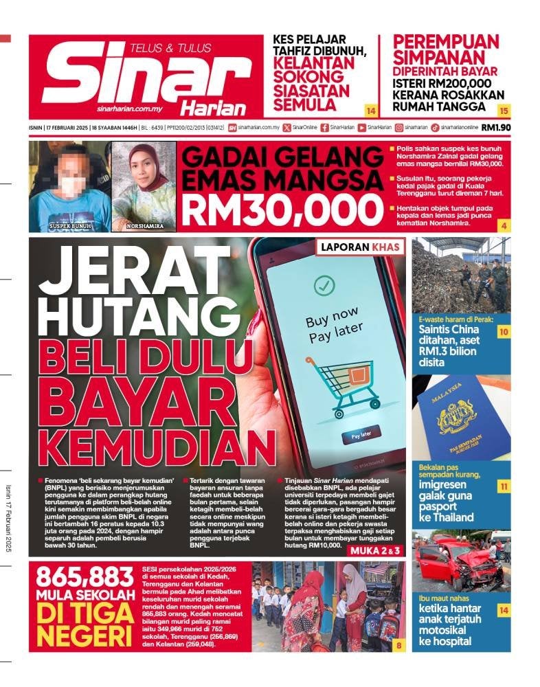 SINAR HARIAN 17 FEBRUARI 2025 - Sinar Harian