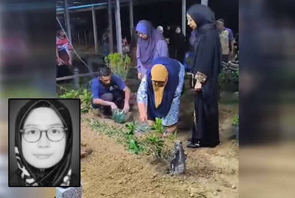 'Selamat jalan Ilhamku... Awak cantik sangat, macam tengah tidur ...