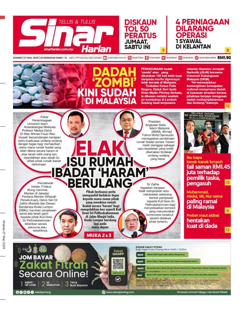SINAR HARIAN 27 MAC 2025 - Sinar Harian