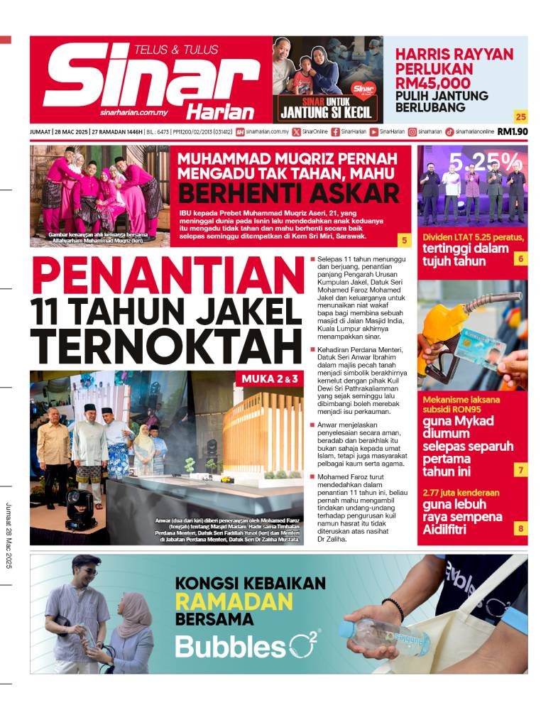SINAR HARIAN 28 MAC 2025 - Sinar Harian