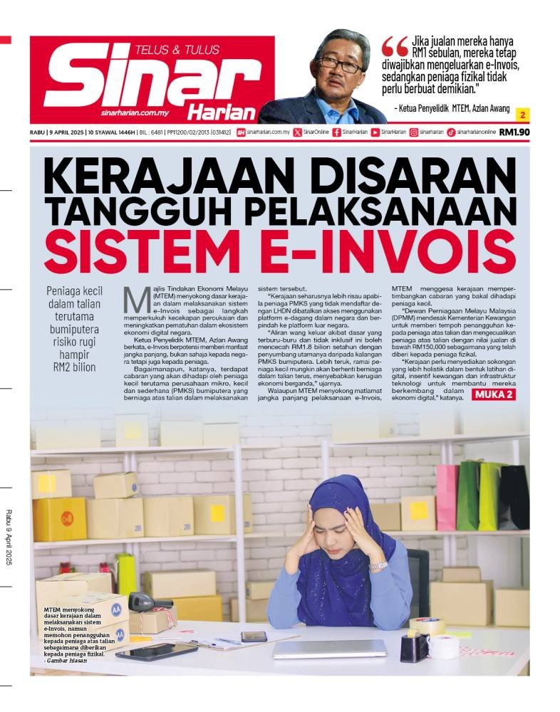 SINAR HARIAN 9 APRIL 2025 - Sinar Harian