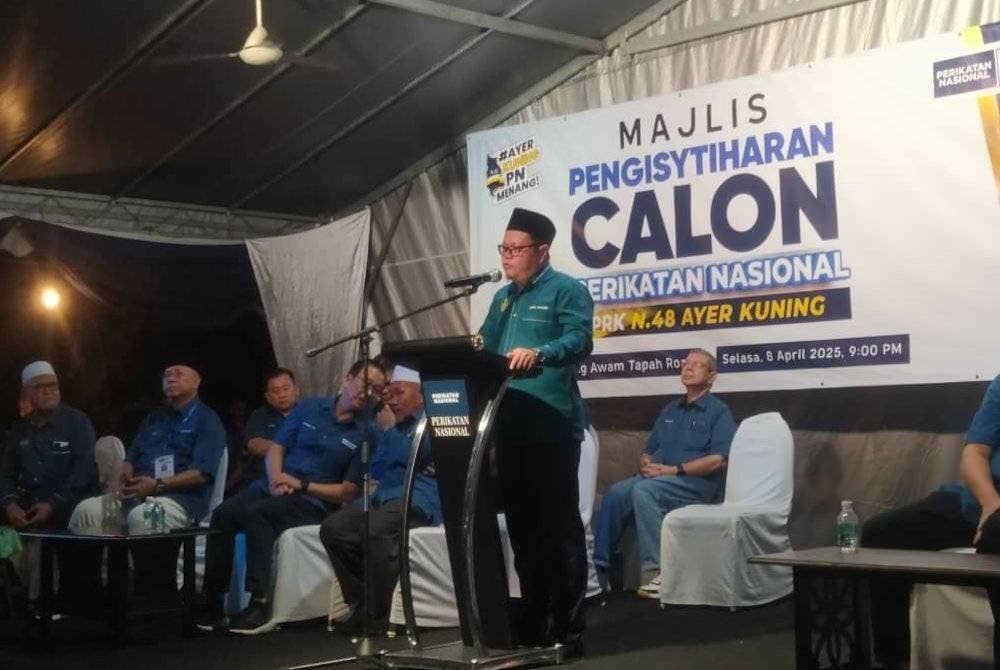 PRK Ayer Kuning: YDP Pas Tapah dipilih calon PN - Sinar Harian