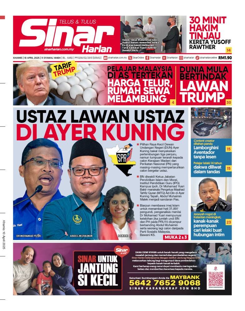 SINAR HARIAN 10 APRIL 2025 - Sinar Harian