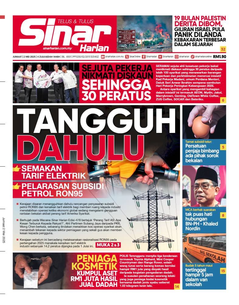 SINAR HARIAN 2 MEI 2025 - Sinar Harian