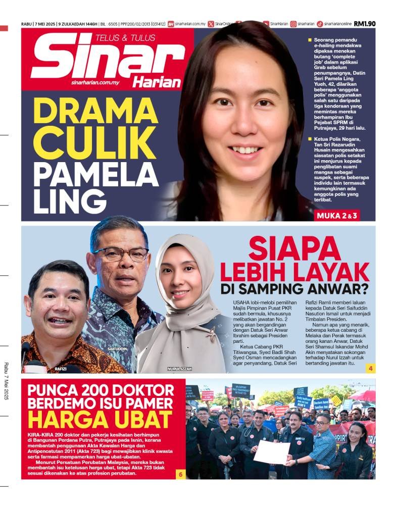 SINAR HARIAN 7 MEI 2025 - Sinar Harian