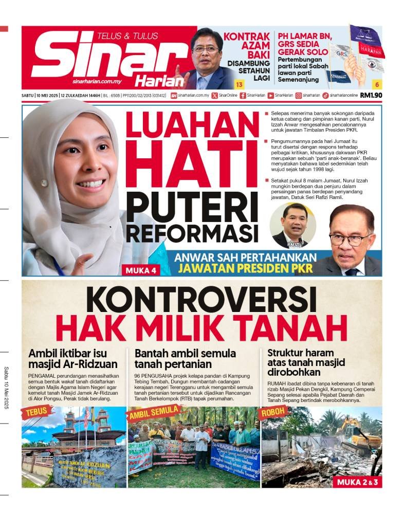 SINAR HARIAN 10 MEI 2025 - Sinar Harian