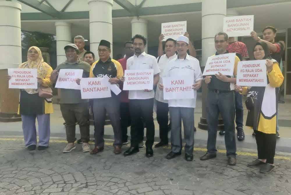 Penduduk Raja Uda gesa henti projek memorial berhampiran rumah - Sinar ...