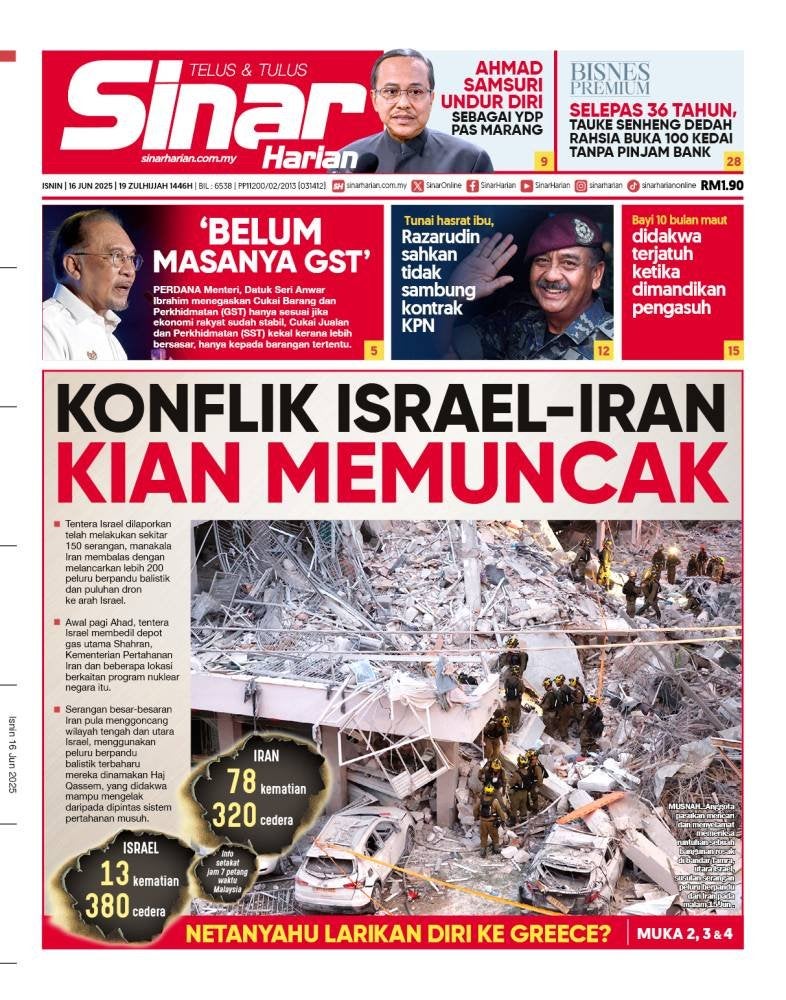 SINAR HARIAN 16 JUN 2025 - Sinar Harian