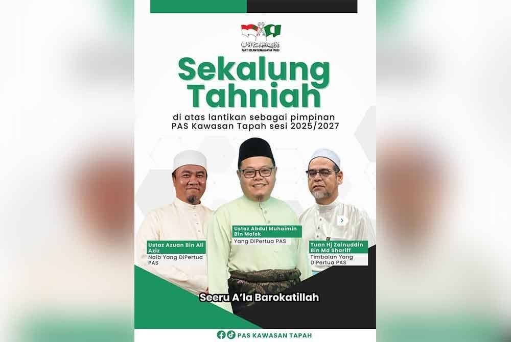 Tewas PRK, Abd Muhaimin kekal YDP Pas Tapah - Sinar Harian