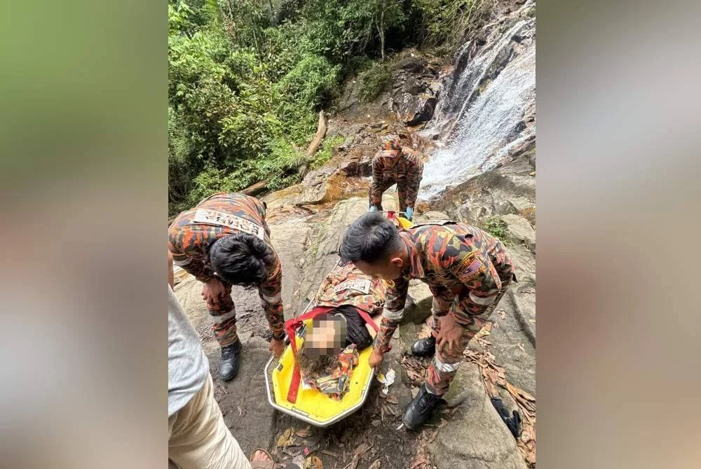 Wanita New Zealand cedera jatuh Air Terjun Kanching - Sinar Harian