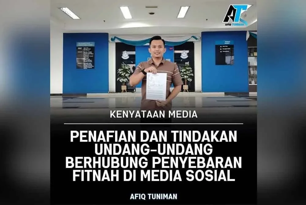 Mohd Afiq nafi dakwaan fitnah, ambil tindakan undang-undang - Sinar Harian