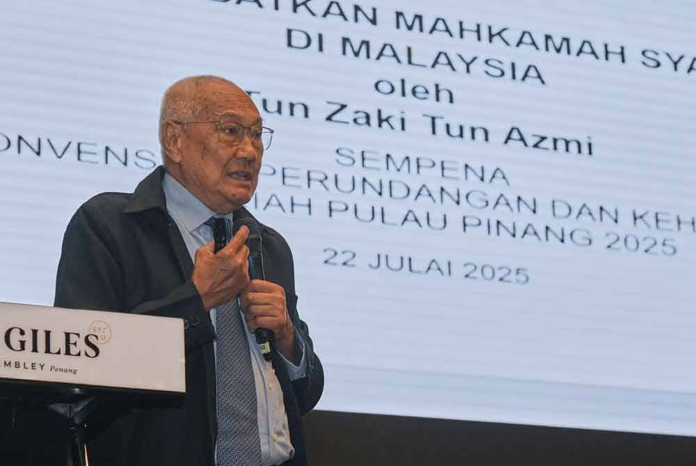 Mahkamah Syariah perlu diperkasakan, tolak penangguhan kes tanpa alasan kuat - Tun Zaki - Sinar ...