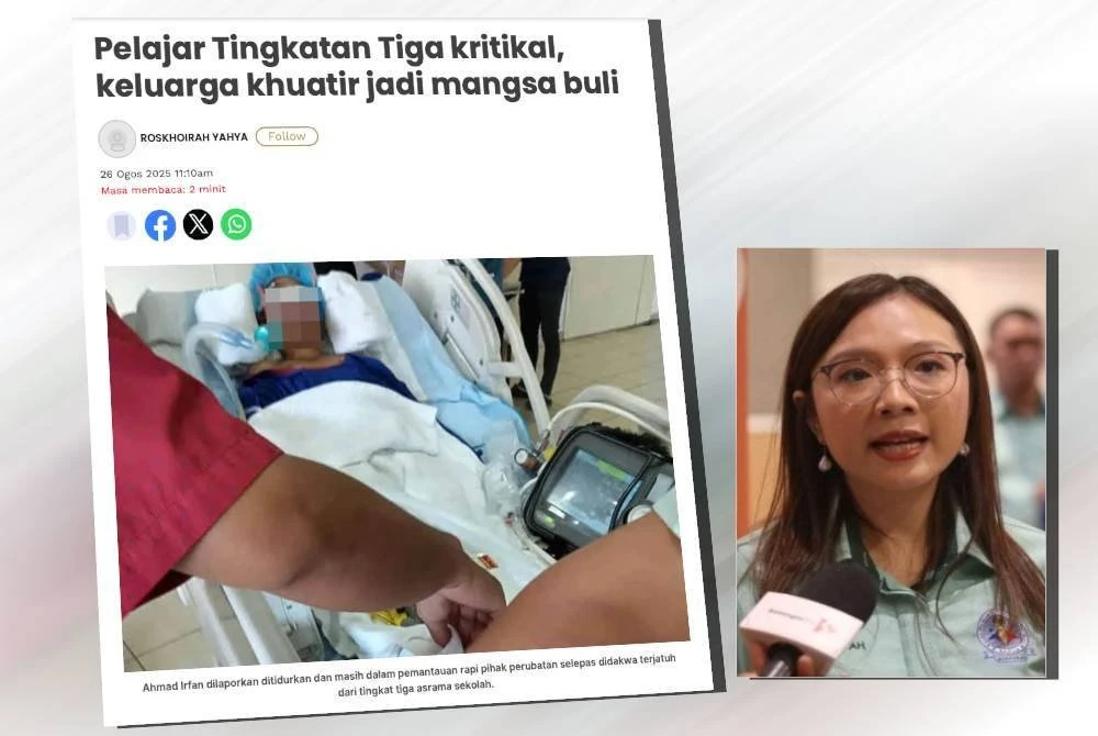 Pelajar jatuh asrama: Keadaan lebih stabil, tunjuk tindak balas positif ...