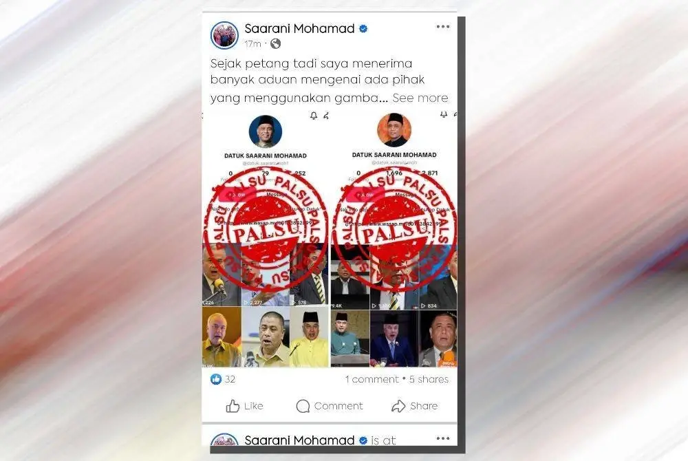 Jangan terperdaya video AI guna gambar MB Perak - Sinar Harian