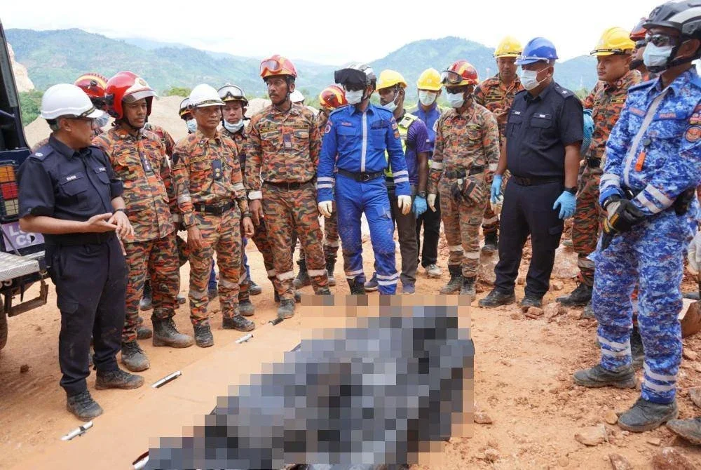 Mayat pemandu jengkaut tertimbus batu kuari ditemui selepas empat hari ...