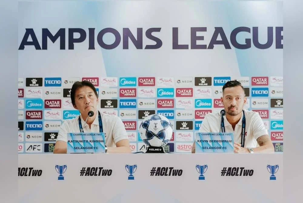 Kinoshi mahu Selangor kekalkan identiti lawan Bangkok United - Sinar Harian