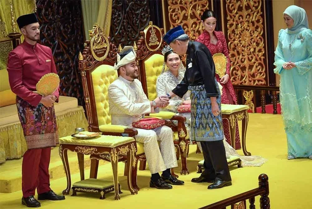 Persandingan Diraja Tengku Amir Shah, Afzaa Fadini berlangsung penuh ...