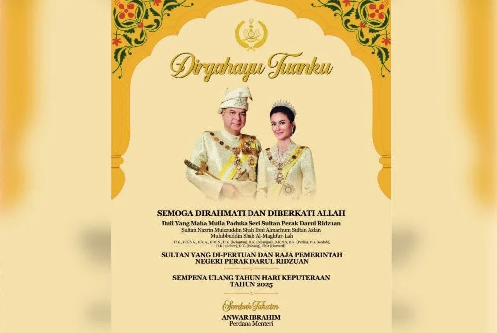 Anwar rafak sembah tahniah sempena Ulang Tahun Hari Keputeraan Sultan ...